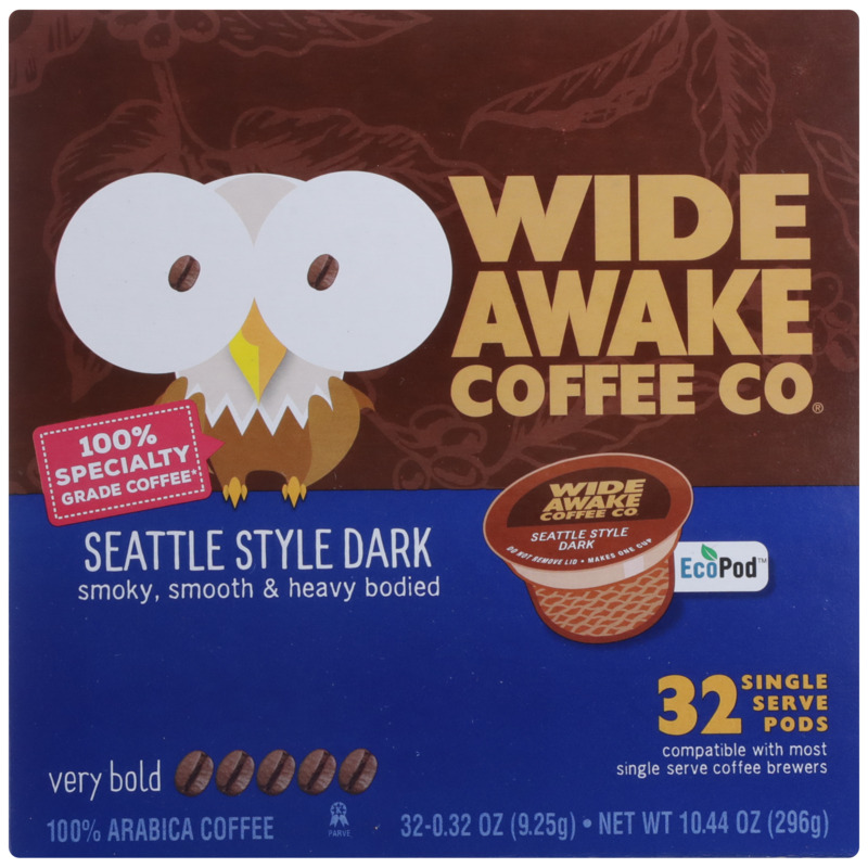 Very Bold Roast Seattle Style Dark 100% Arabica Coffee Single Serve ...
