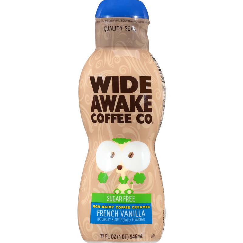 Wide Awake Coffee Co. Sugar Free Non-Dairy French Vanilla Coffee ...